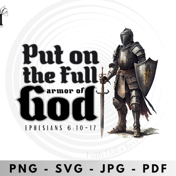 Armor of God Svg - Etsy