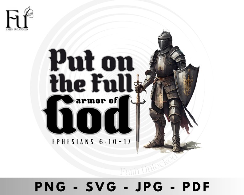 Full Armor of God Svg Scripture Svg Bible Quote Svg Bible - Etsy