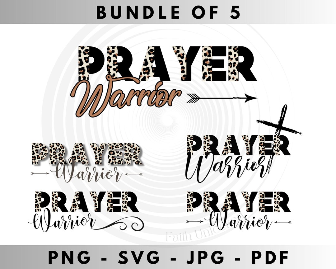 Prayer Warrior Svg, LEOPARD PRINT Svg, Scripture Svg, Full Armor of God ...