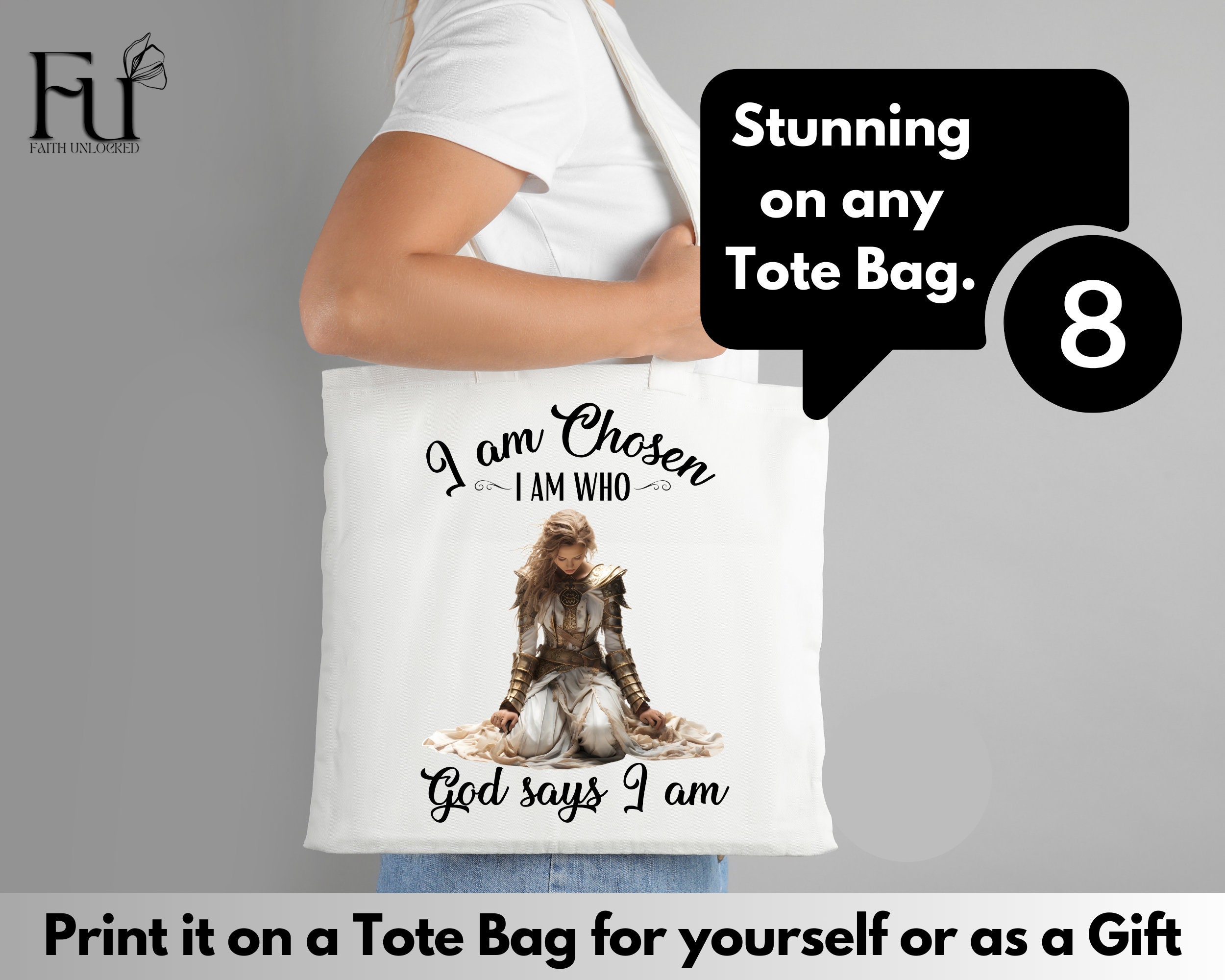 I Am Chosen I Am Who God Says I Am Svg, Png, Jpg, Scripture Quote ...