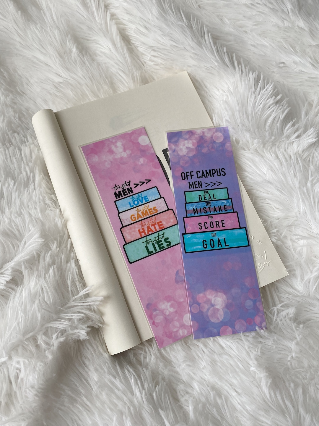 Twisted Series Bookmark off Campus Bookmark Book Accessories Book ...