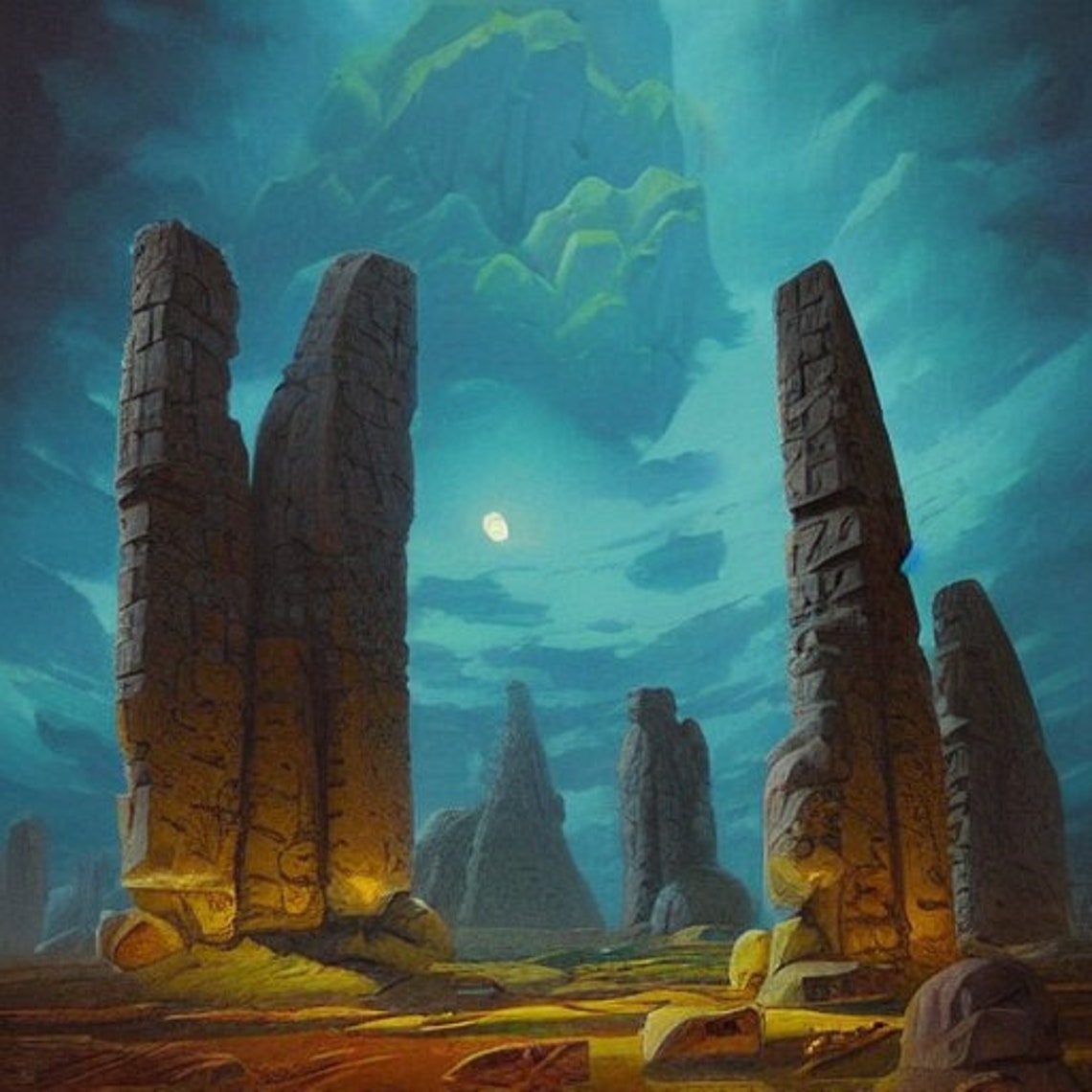 Ancient Viking Megalithic Ruins 512x512px - Etsy