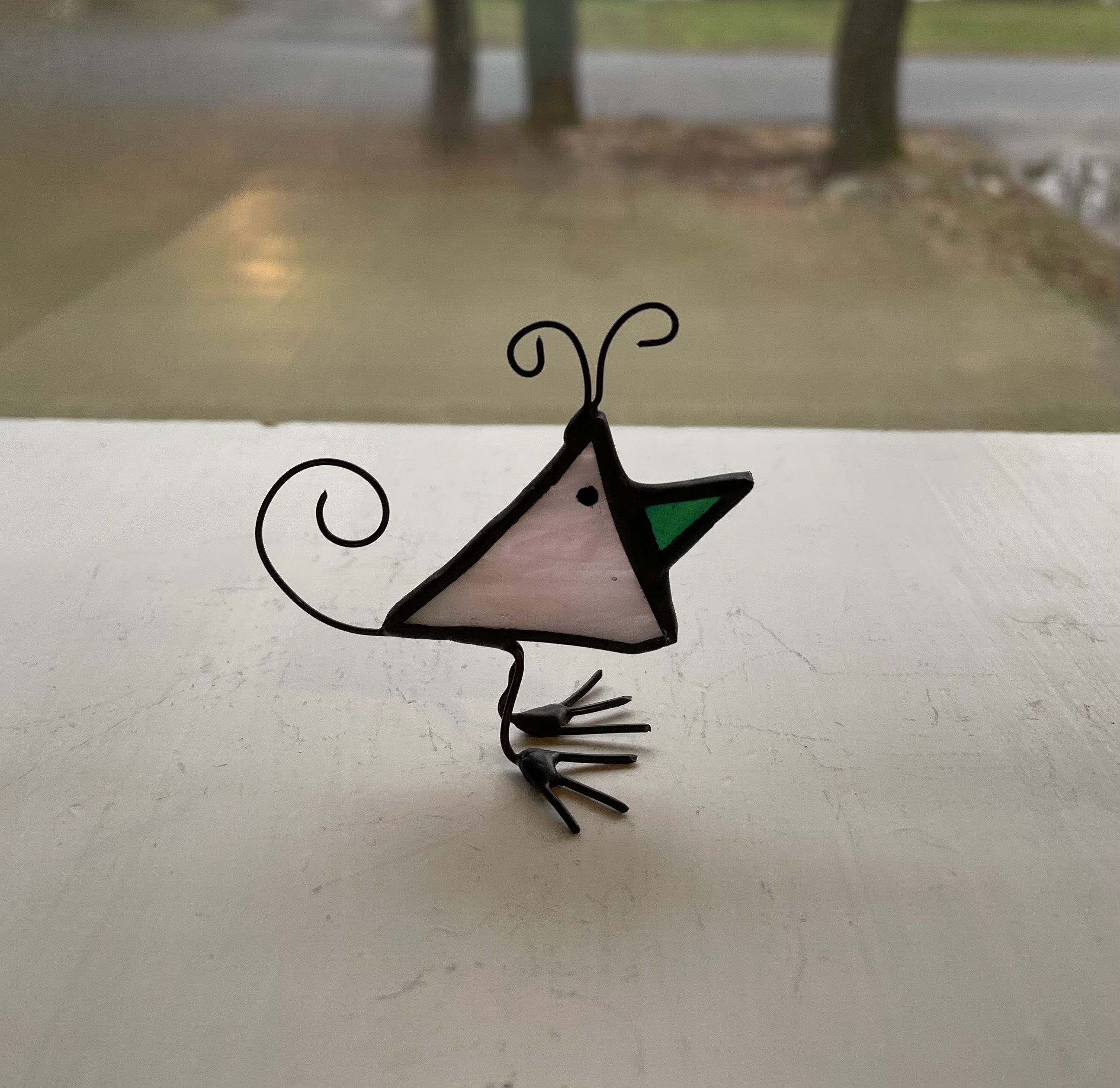 Stained Glass Scrappy Birds Etsy