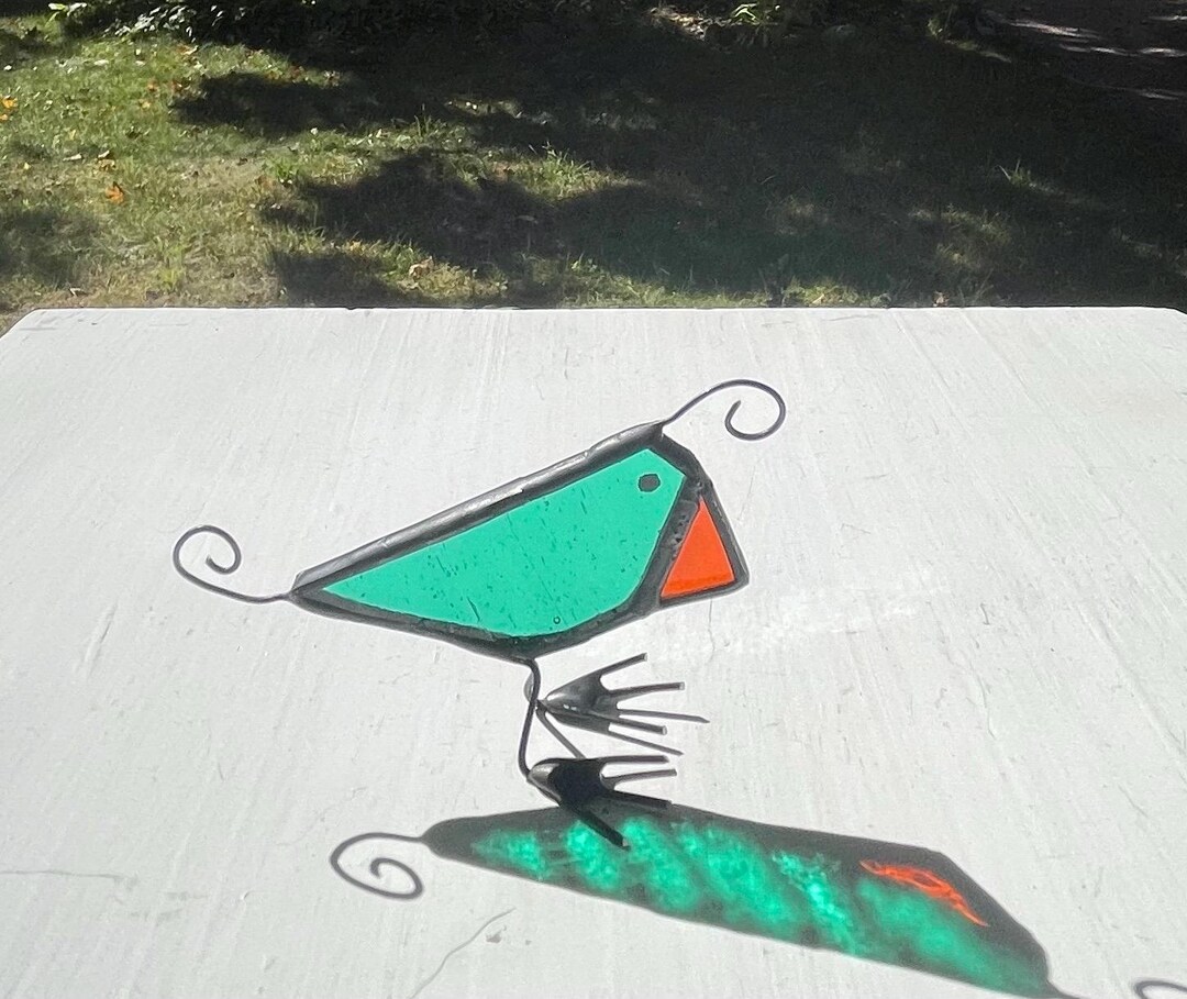 Stained Glass Scrappy Birds - Etsy