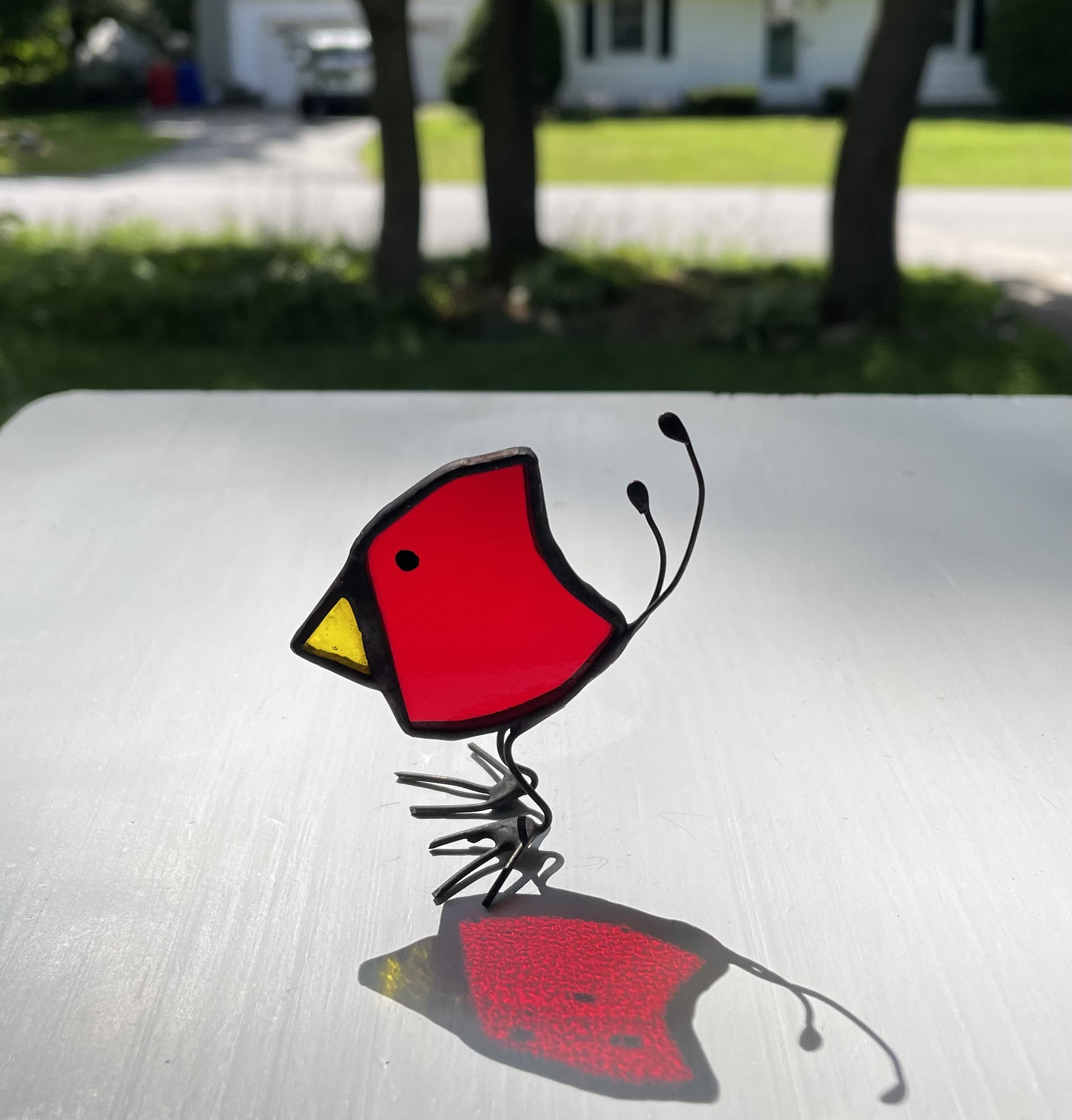 Stained Glass Scrappy Birds Etsy