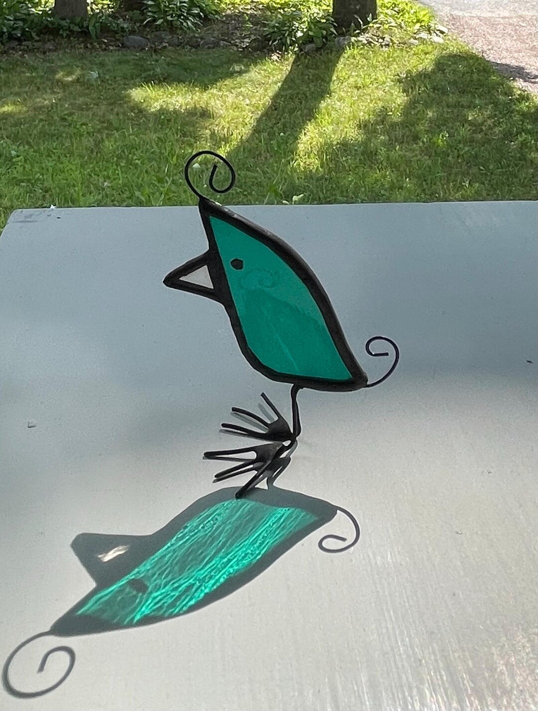 Stained Glass Scrappy Birds Etsy