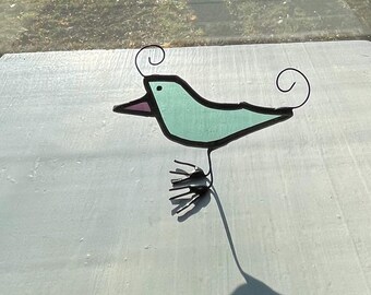 Stained Glass Scappy Birds - Etsy UK