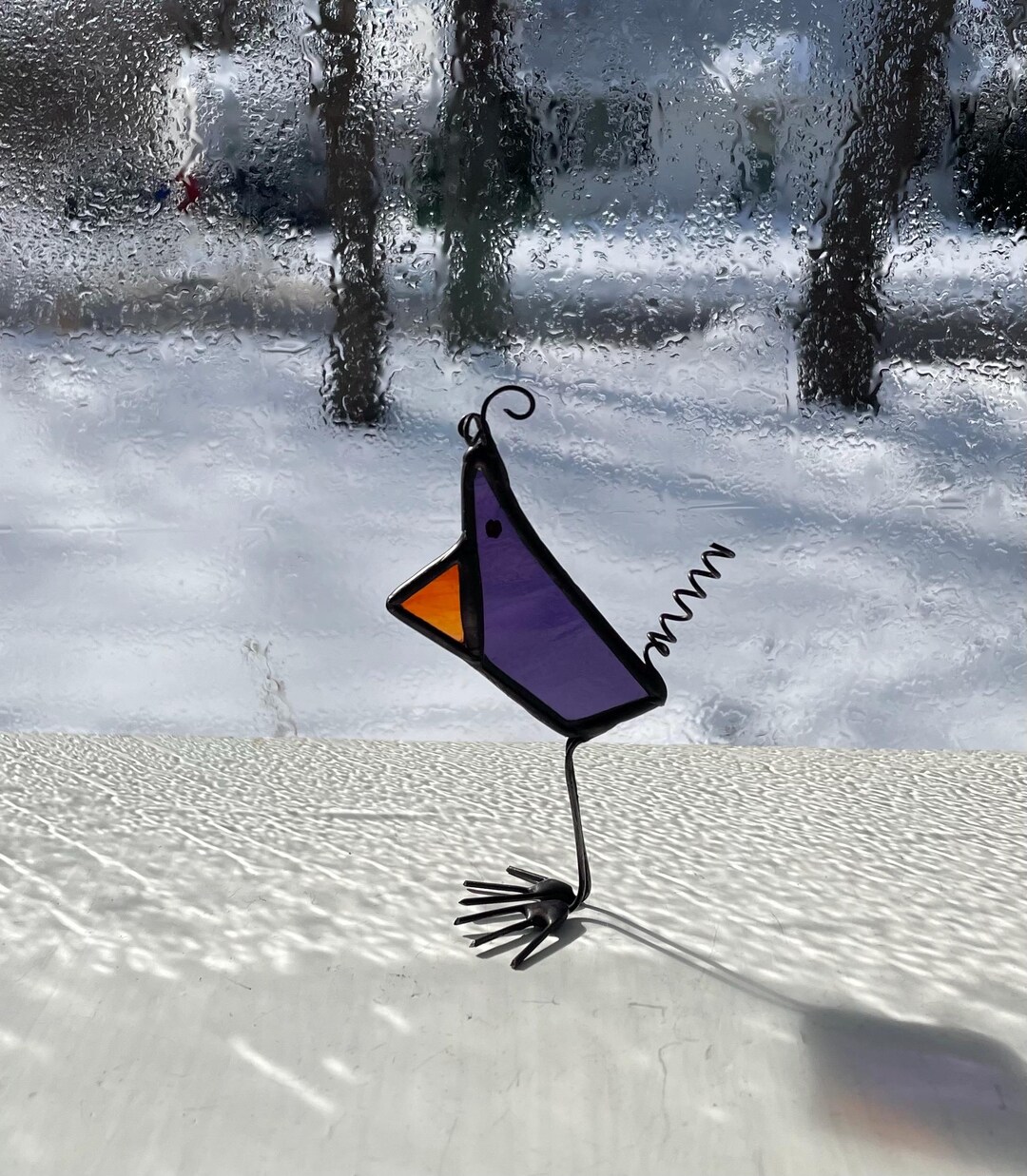 Stained Glass Scrappy Birds - Etsy