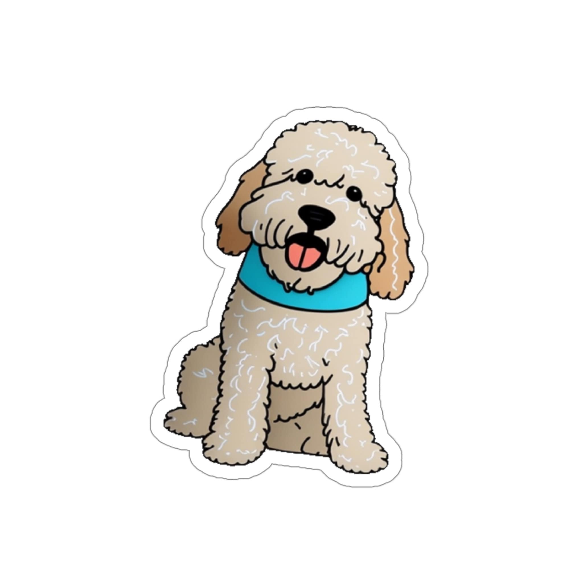 Cute Labradoodle Dog Stickers Vinyl Stickers for Water - Etsy