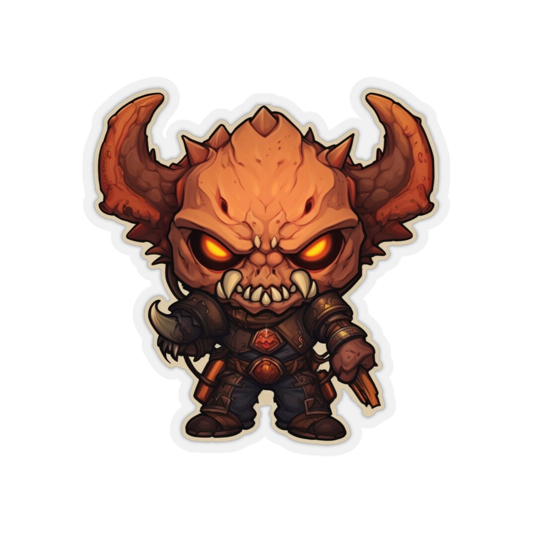 Chibi Demon Cute Dark Cartoon Fun Alternative Art - Etsy