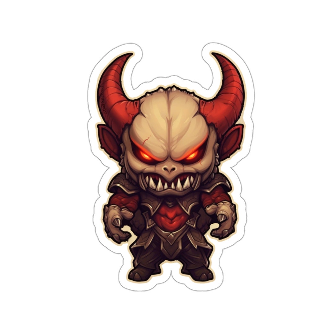 Chibi Demon, Cute, Dark, Cartoon, Fun, Alternative Art - Etsy