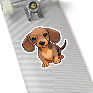 Cute Dachshund, Dog Stickers, Vinyl Stickers for Water Bottle, Laptop ...
