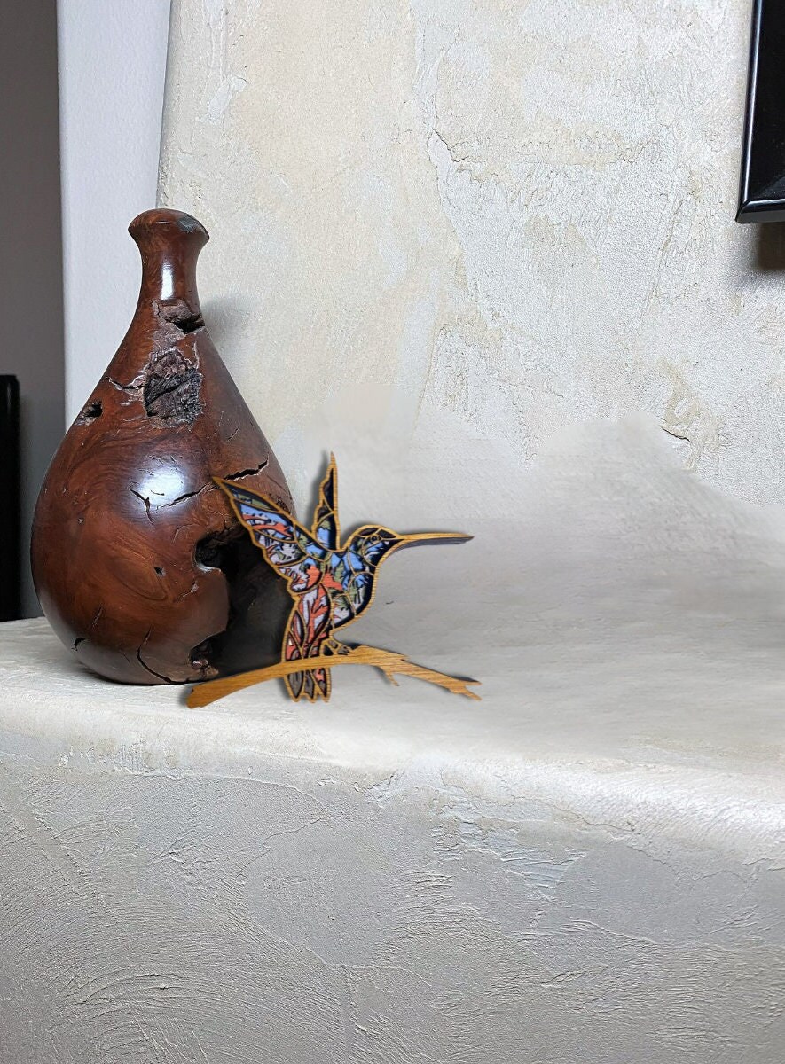3D Layered Wood Art, Hummingbird - Etsy