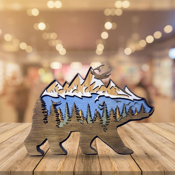 Layered Wood Art - Etsy