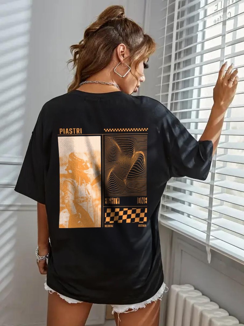 Piastri Tee Shirt Merch Oscar Piastri Mclaren F1 Formula One Tee F1 Tee ...