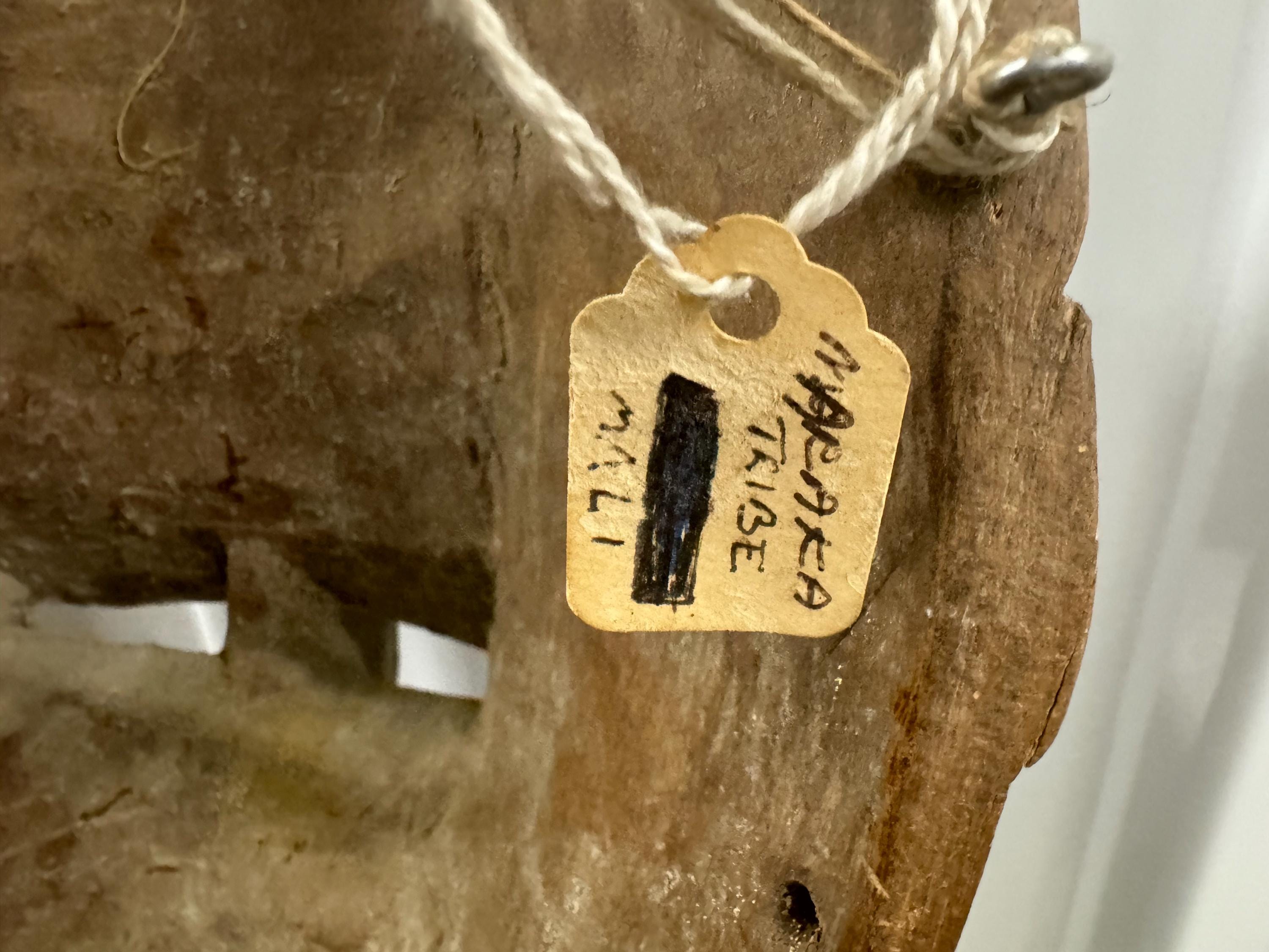 Wall Hanging Masks: Lega Zaire Society Mask Congo + Old African Maraka ...