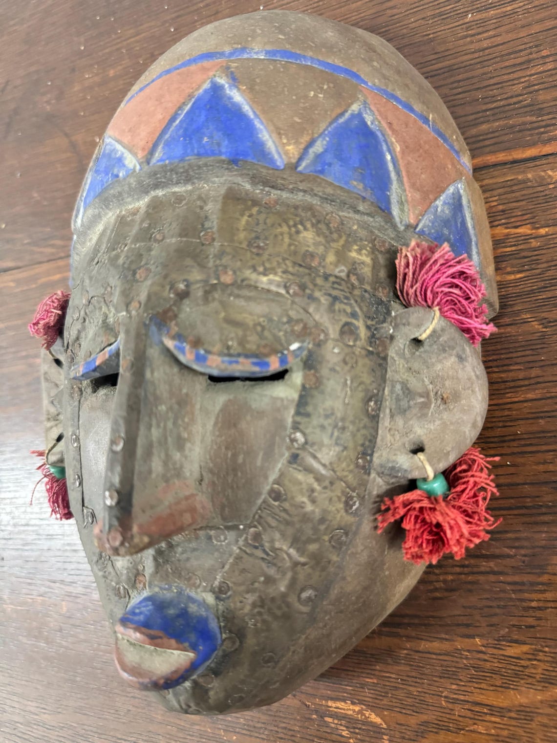 Wall Hanging Masks: Lega Zaire Society Mask Congo + Old African Maraka ...