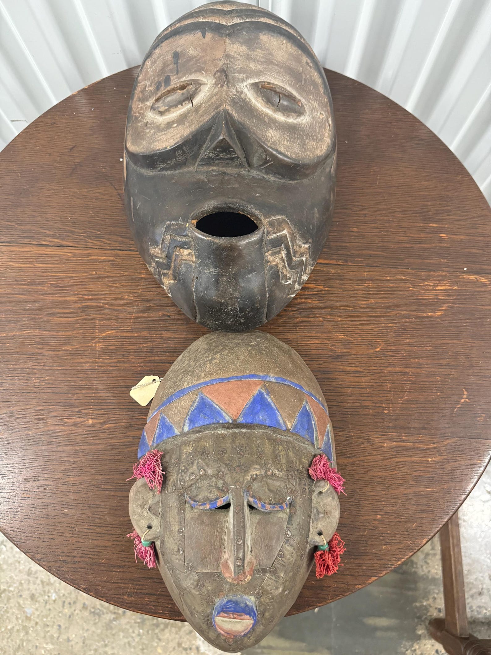 Wall Hanging Masks: Lega Zaire Society Mask Congo Old African Maraka ...