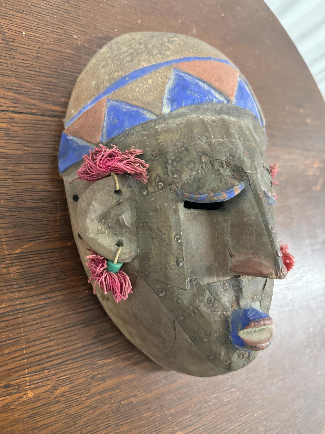 Wall Hanging Masks: Lega Zaire Society Mask Congo + Old African Maraka ...