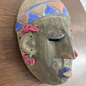 Wall Hanging Masks: Lega Zaire Society Mask Congo Old African Maraka ...