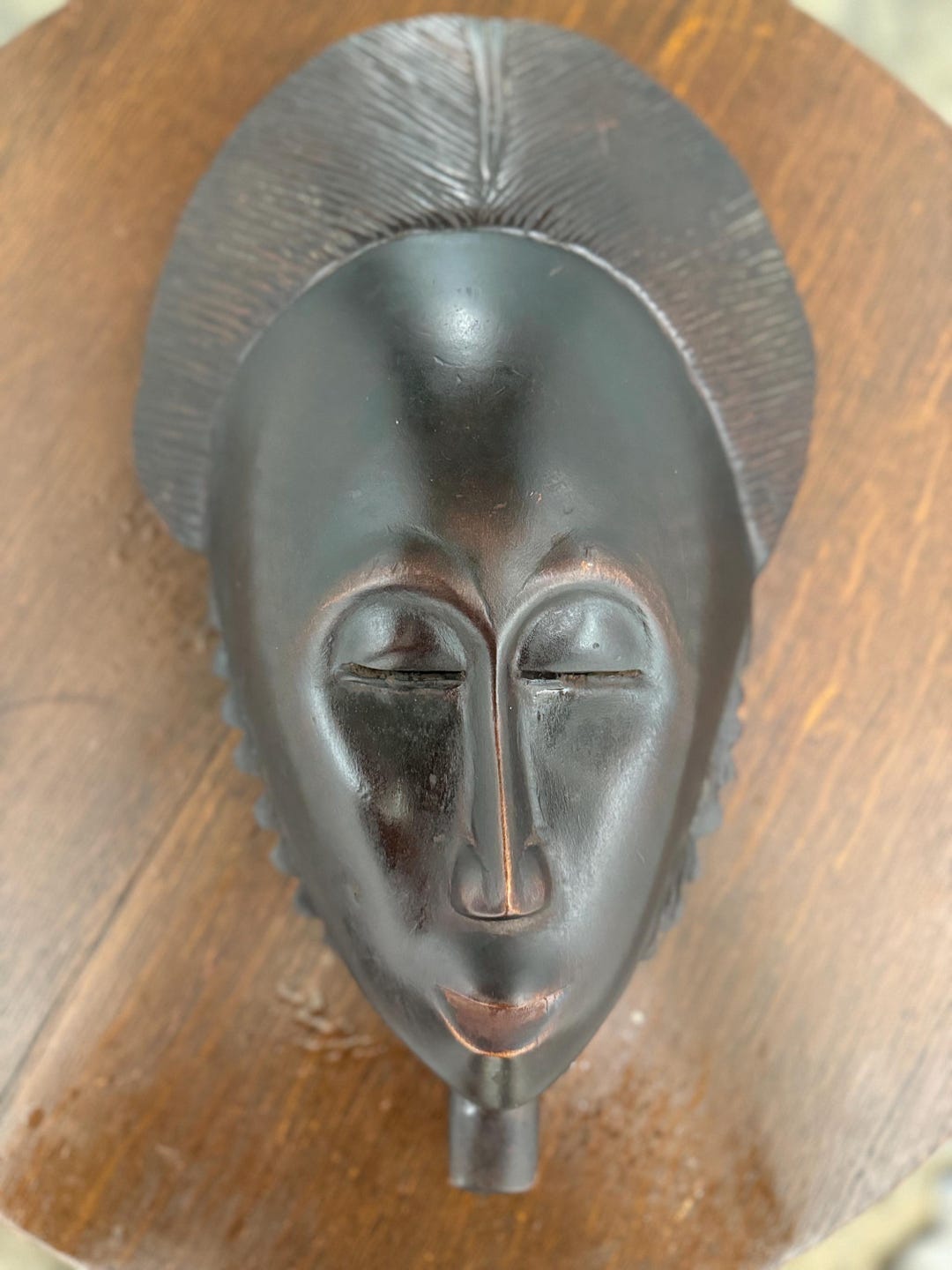 4 West African Tribe of Dan Masks + Chuckee Tribe of Zaire Youth Mask ...