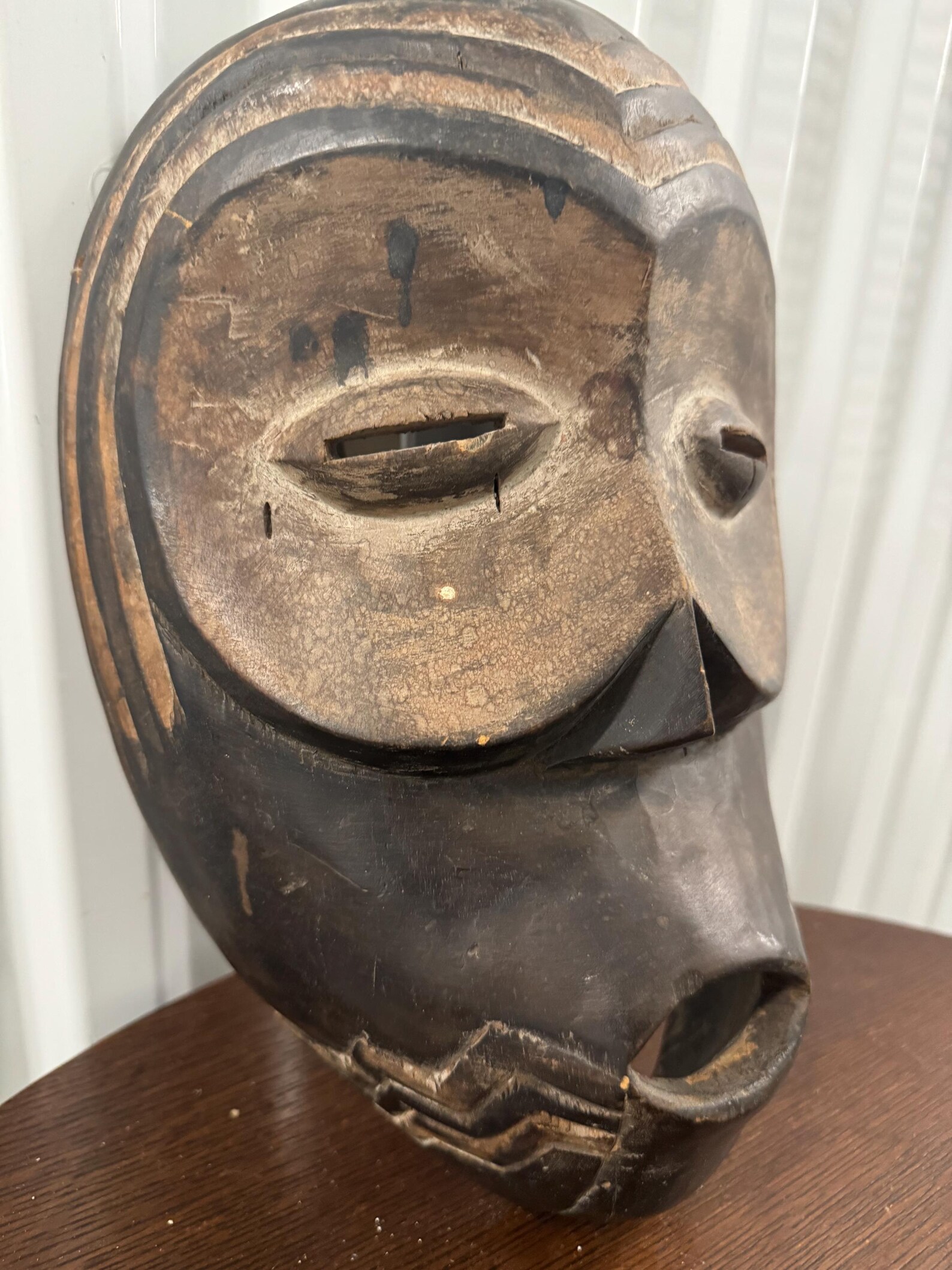 Wall Hanging Masks: Lega Zaire Society Mask Congo + Old African Maraka ...