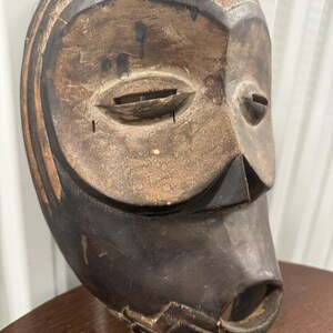 Wall Hanging Masks: Lega Zaire Society Mask Congo + Old African Maraka ...