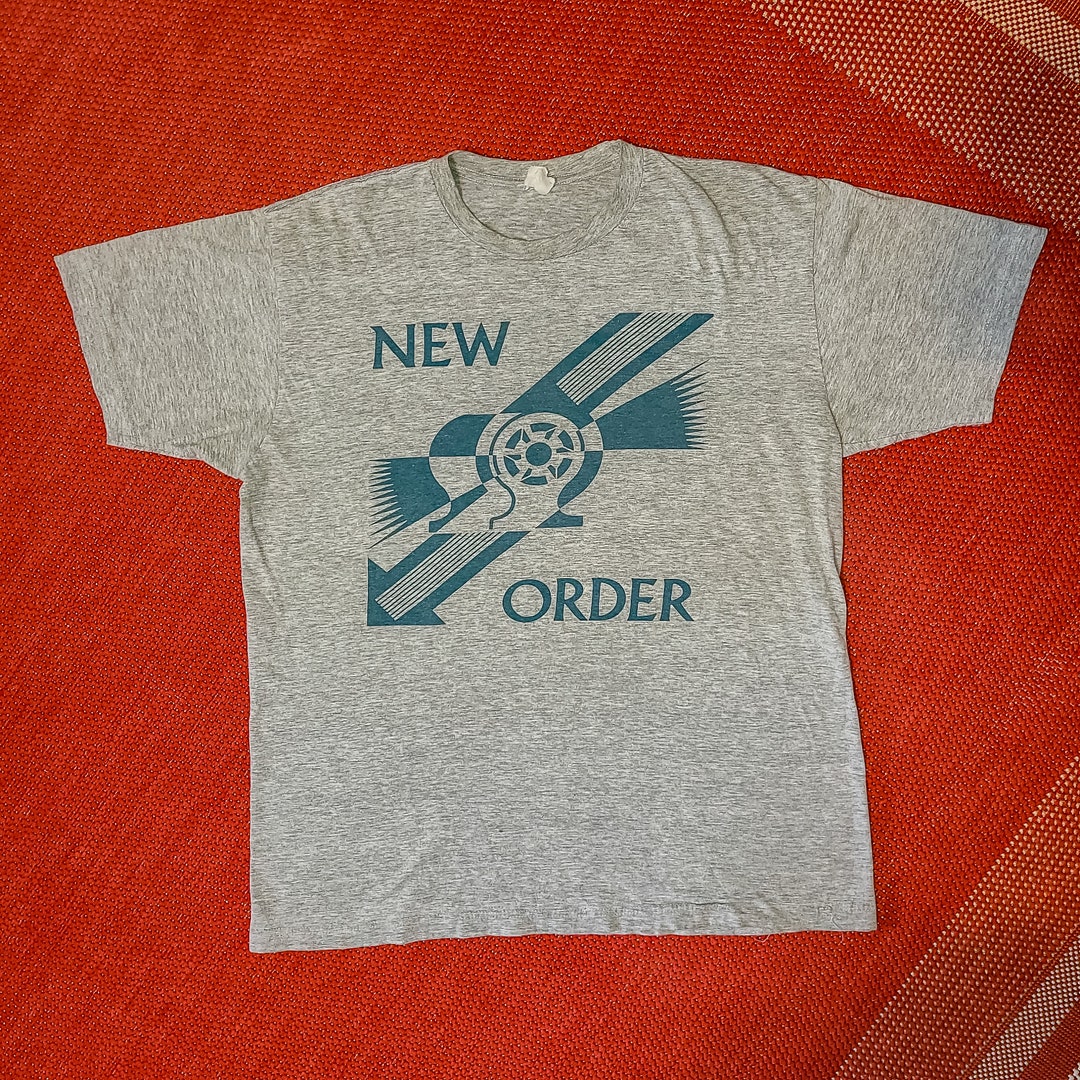 New Order Procession Artwork Bootleg Blue Print on Heather - Etsy