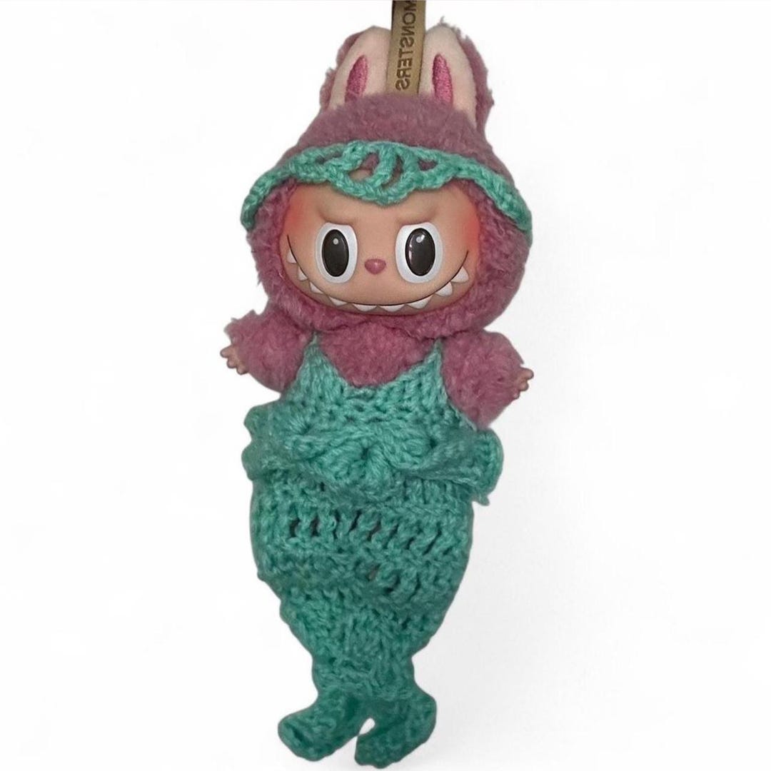 Crochet Mermaid Labubu Outfit Handmade - Etsy