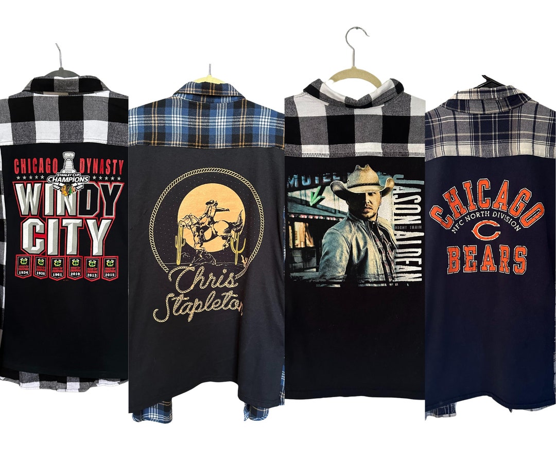 FULLY Customizable Upcycled Flannel, Upcycled Clothing, Upcycled ...