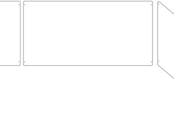 Geometric Railing Insert DXF File - Etsy