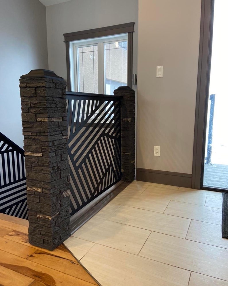 Geometric Railing Insert DXF File - Etsy