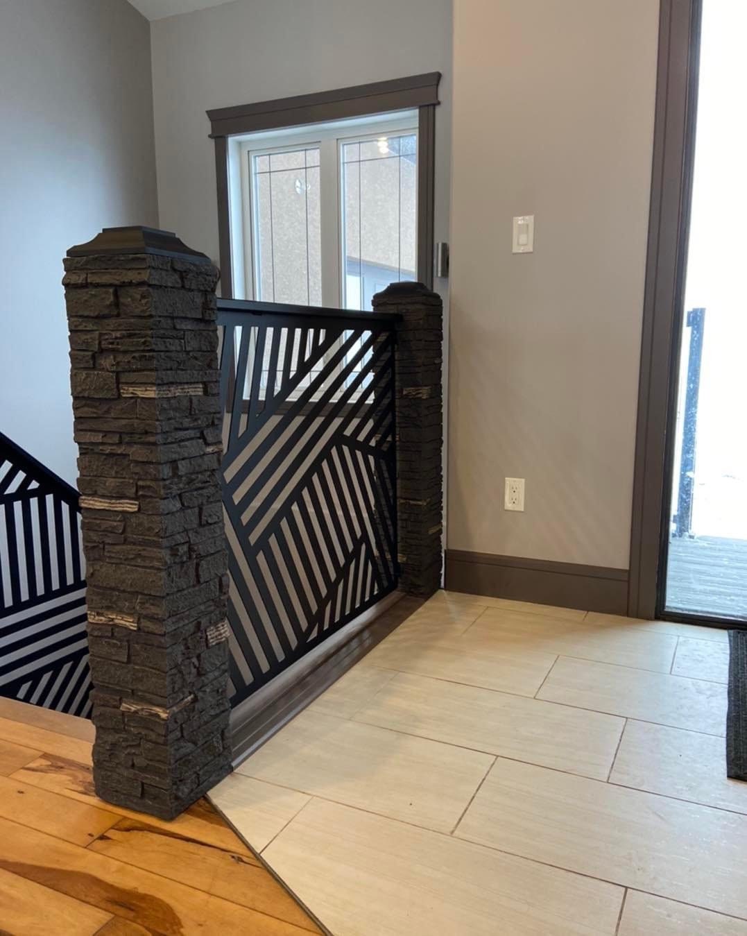 Geometric Railing Insert DXF File - Etsy