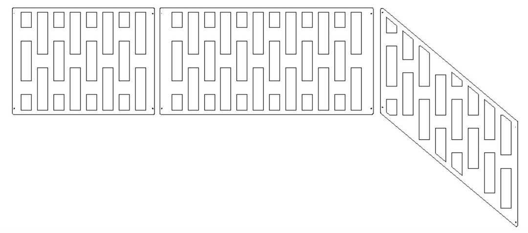 Abstract Metal Railing DXF File - Etsy