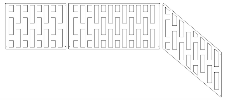 Abstract Metal Railing DXF File - Etsy