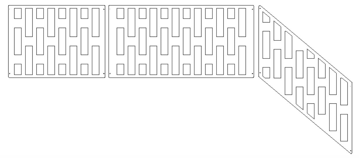 Abstract Metal Railing DXF File - Etsy