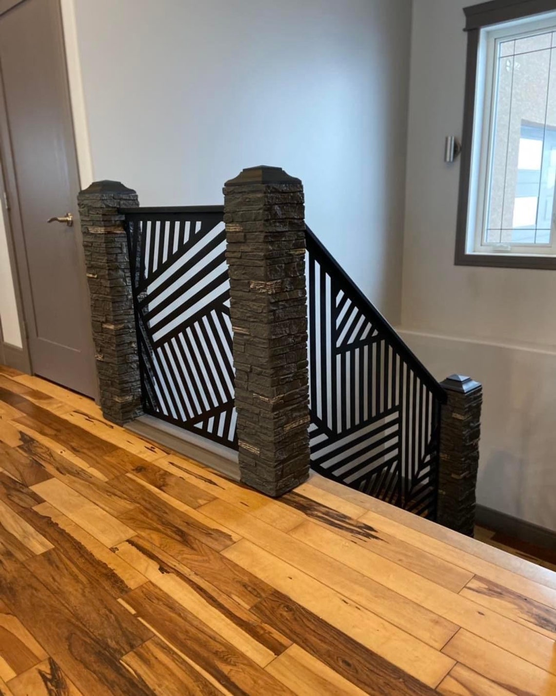 Geometric Railing Insert DXF File - Etsy