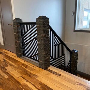 Geometric Railing Insert DXF File - Etsy