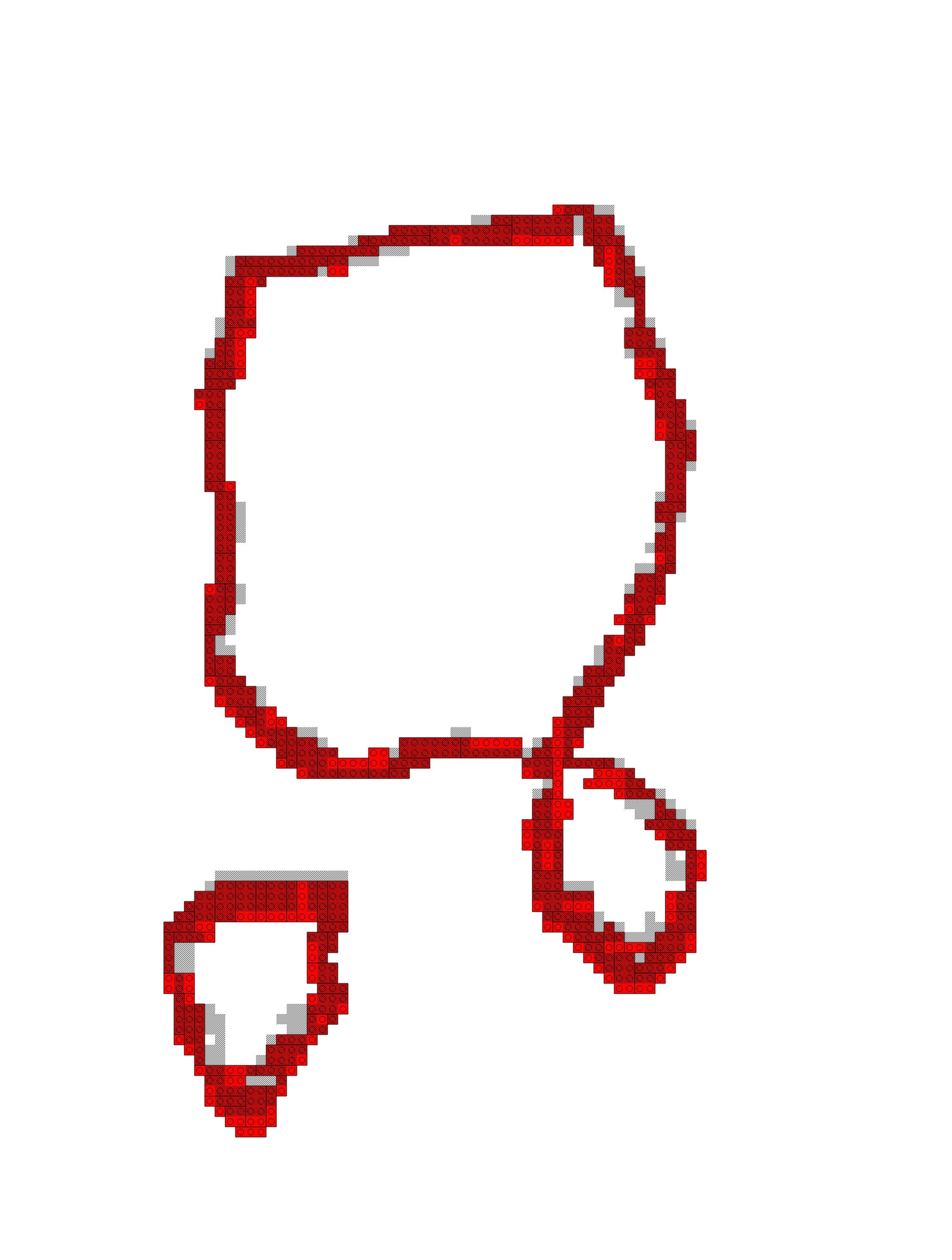 LEGO the Thinker Sculpture Building Instruction INSTRUCTIONS ONLY No ...