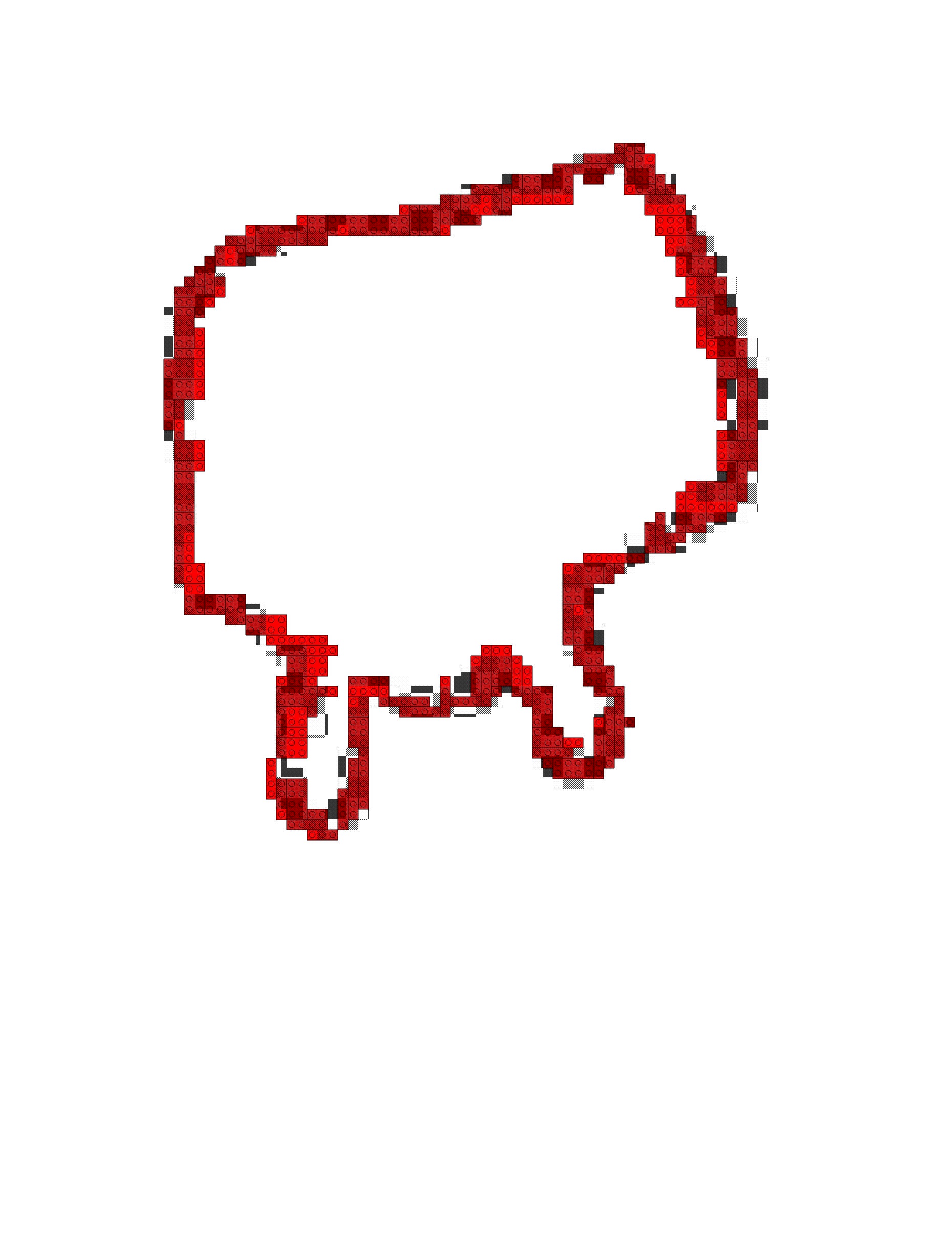 LEGO the Thinker Sculpture Building Instruction INSTRUCTIONS ONLY No ...