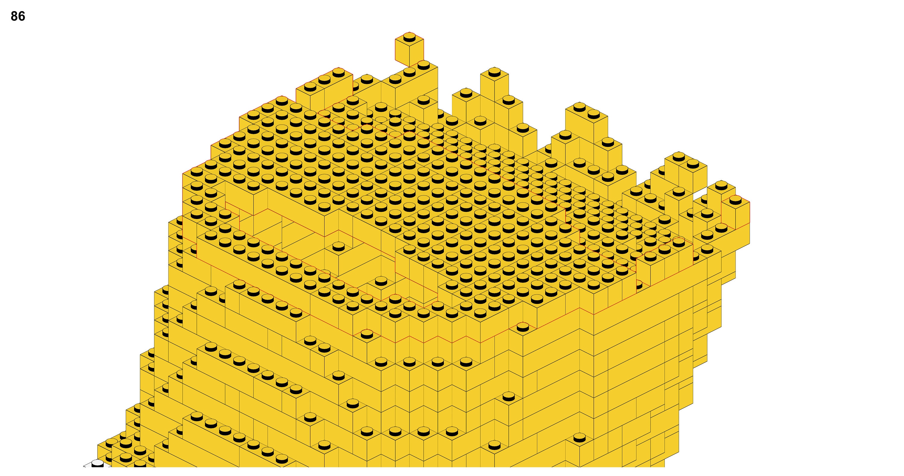 LEGO Bart Simpson Statue Building Instruction INSTRUCTIONS ONLY No ...