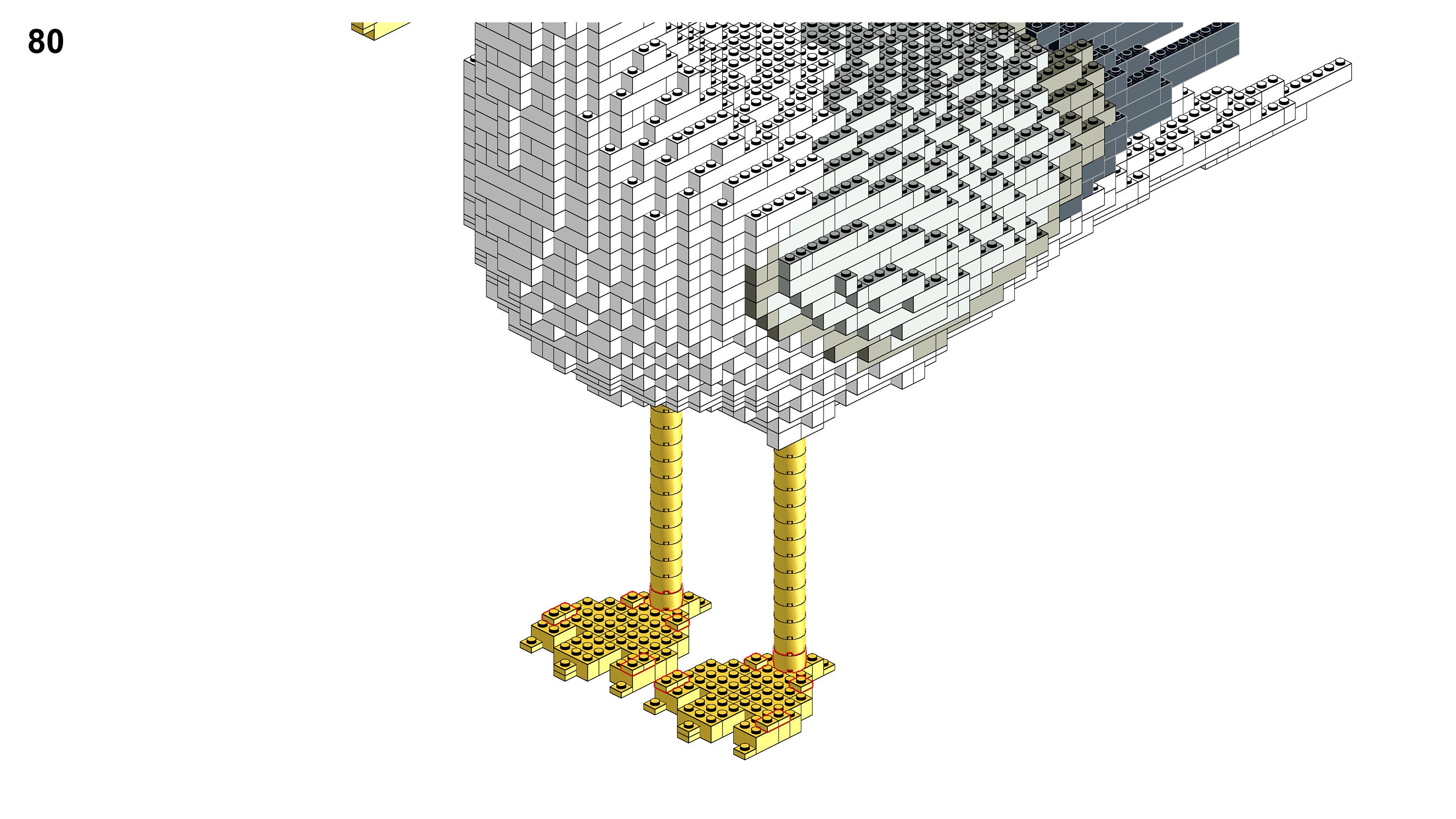 LEGO Seagull Statue Building Instruction Instructions Only No Bricks - Etsy