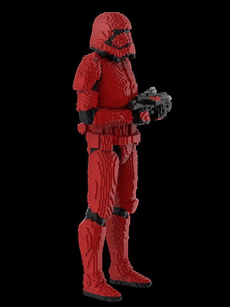 LEGO Sith Trooper Statue Building Instructions INSTRUCTIONS ONLY No ...