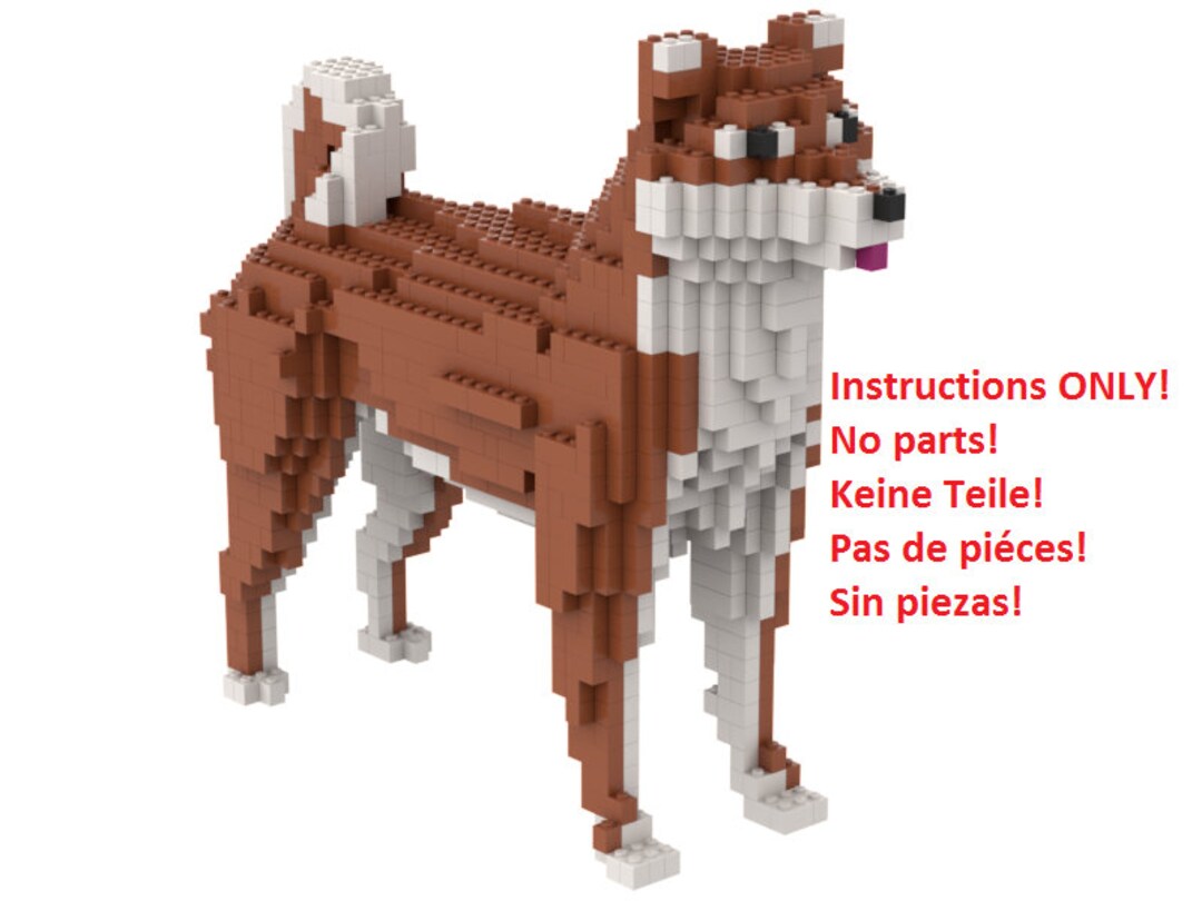 LEGO Shiba Inu Building Instruction INSTRUCTIONS ONLY No Bricks - Etsy