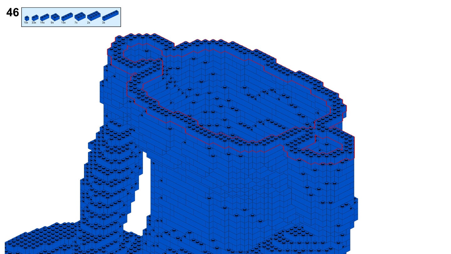 LEGO Sitting Man Statue Building Instructions INSTRUCTIONS ONLY No ...