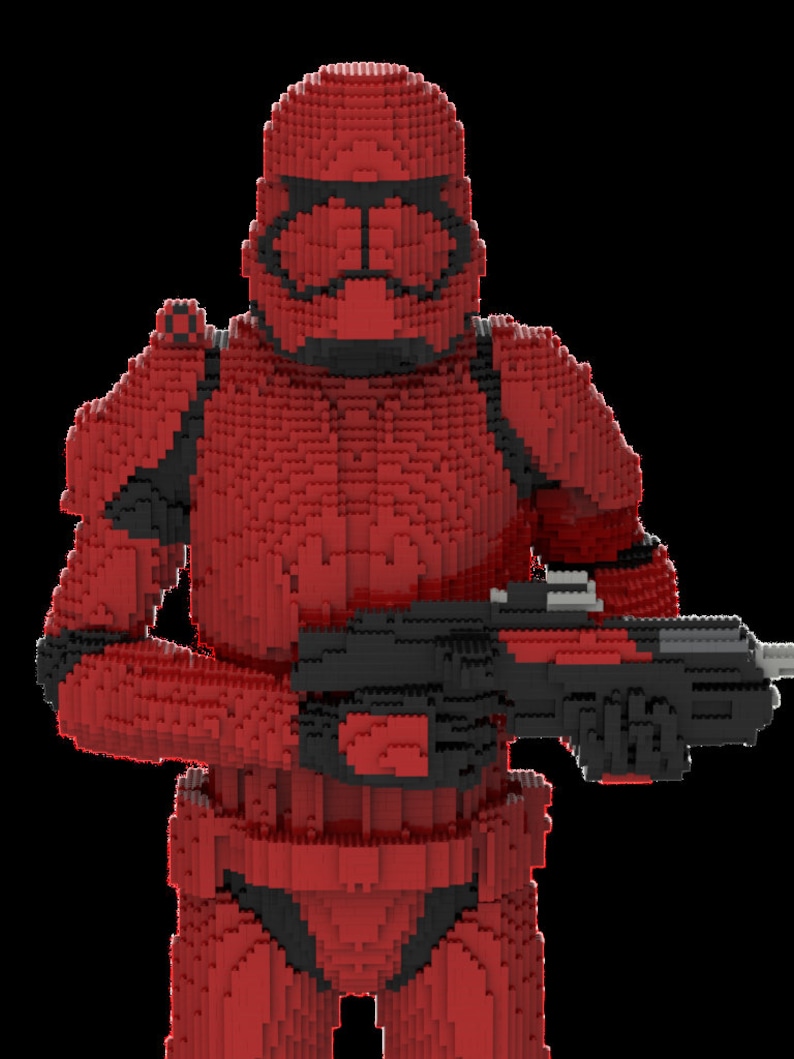 LEGO Sith Trooper Statue Building Instructions INSTRUCTIONS ONLY No ...