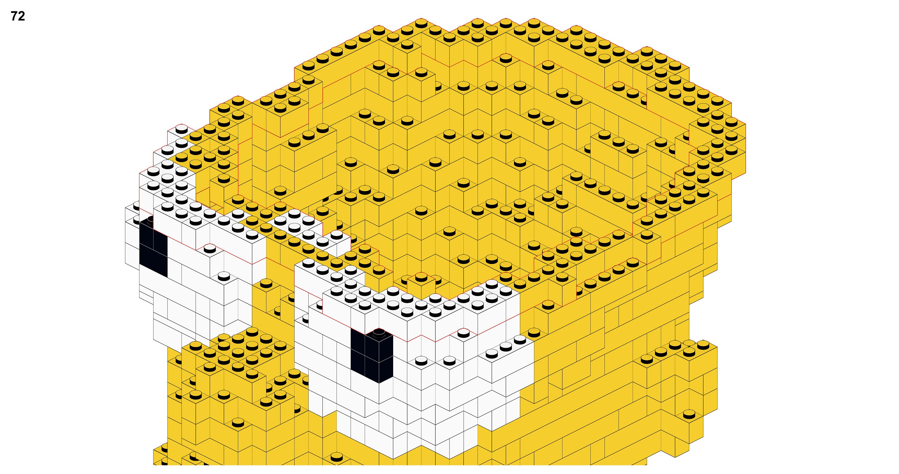 LEGO Bart Simpson Statue Building Instruction INSTRUCTIONS ONLY No ...
