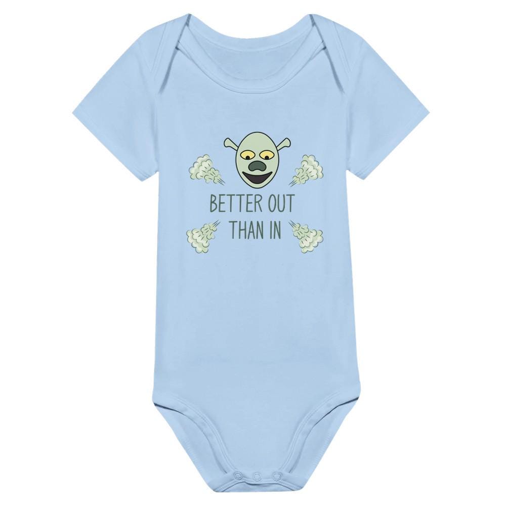 Funny Baby Gift, Funny Baby Grow, Shrek Baby Gift, Baby Boy Gift, Baby ...