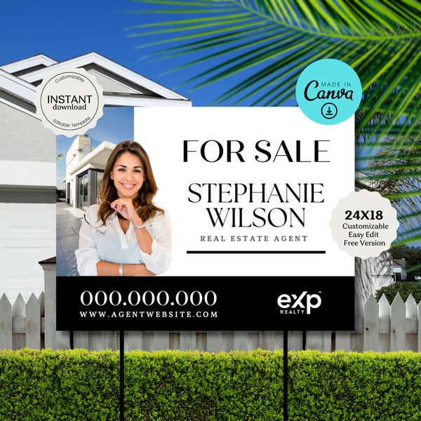 Real Estate Sign - Etsy