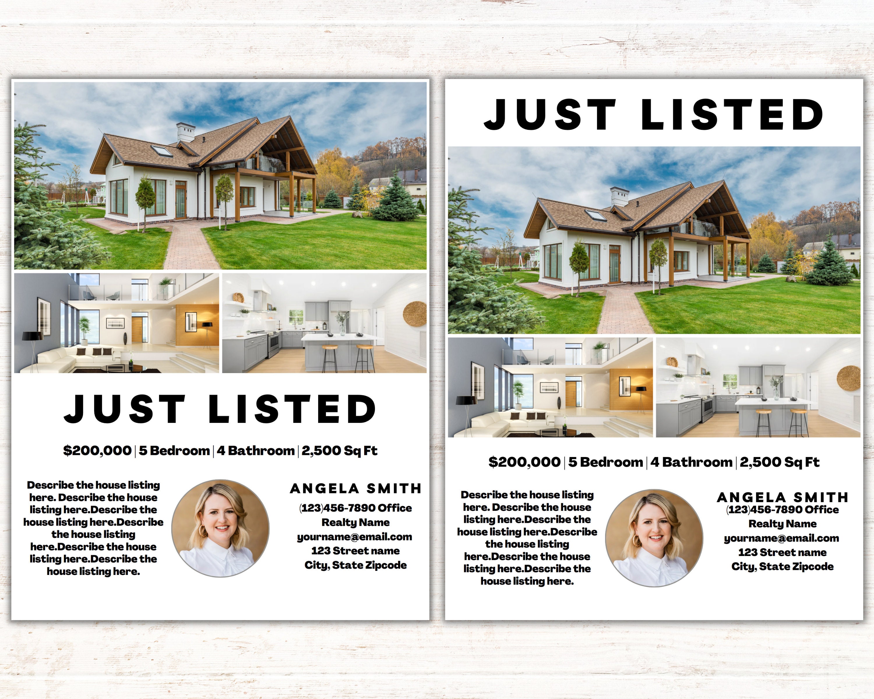 Just Listed Flyer, Real Estate Just Listed Flyer Template, Real Estate ...